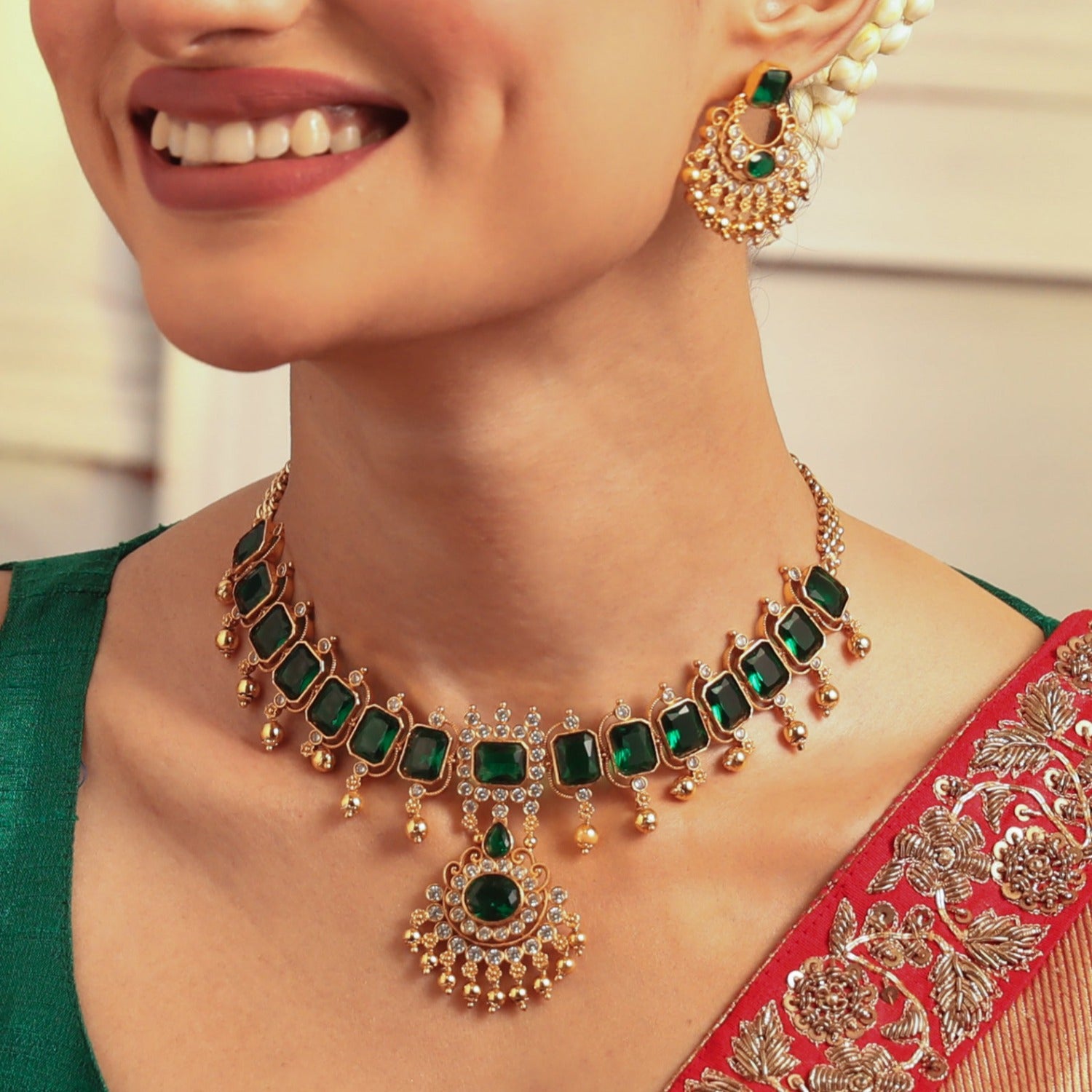 Buy Indian Antique Choker Necklace - Shop Online at Tarinika