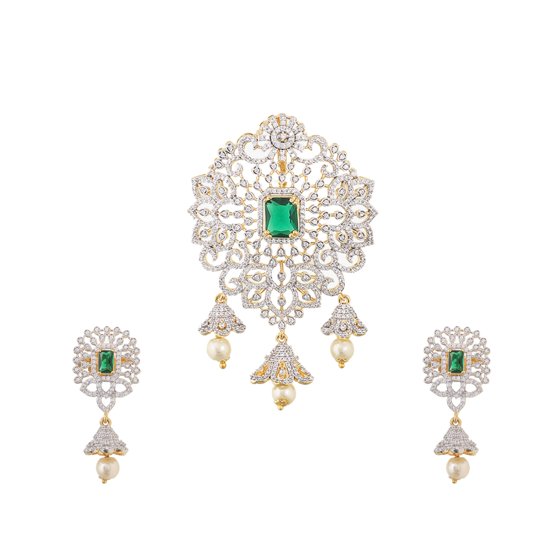 Diamond Jewellery Pendant Sets