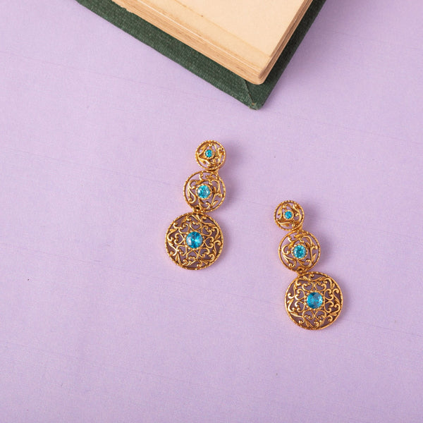 Buy Aello Greek Antique Drop Earrings | Tarinika