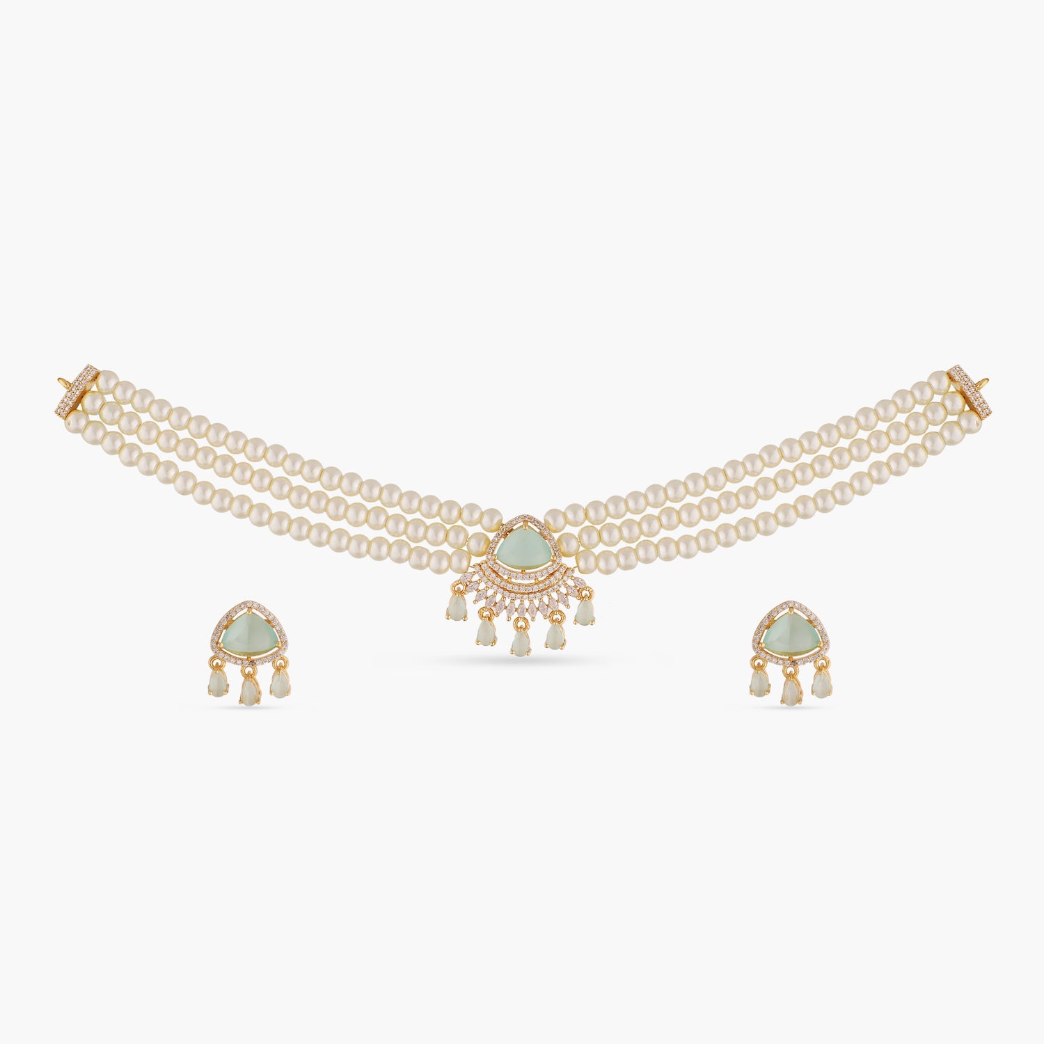 Choker necklace golden colour store