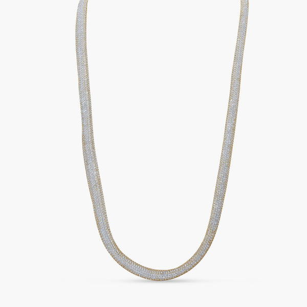 Buy Flat Mesh Chain Necklace | Tarinika